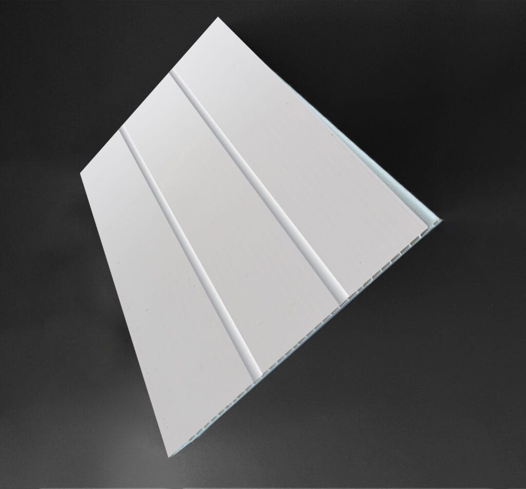White Matt Groove PVC Ceiling – Upper Edge | Premium Supplier of Edging