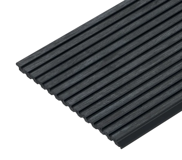 Onyx Black Slat Wall – Upper Edge | Premium Supplier of Edging