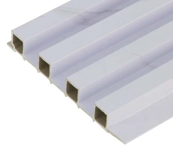 White Marble Slat Wall – Upper Edge | Premium Supplier of Edging