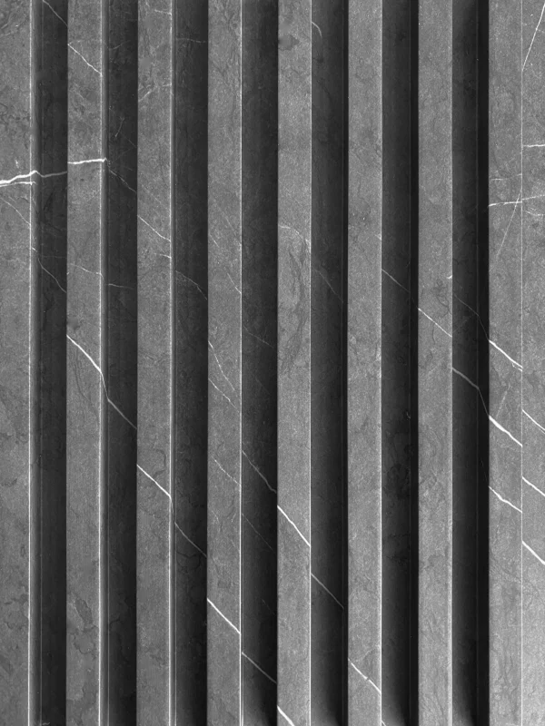 Grey Marble Slat Wall – Upper Edge | Premium Supplier of Edging